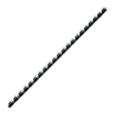 Rexel Plastic Binding Comb Round 21 Loop 8mm A4 Black | SuperOffice