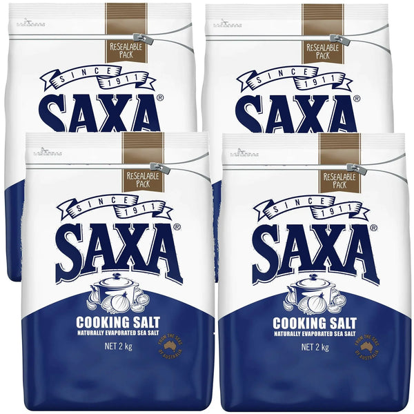 Saxa Natural Rock Salt Refill 500g Pack 6 Bulk Carton | SuperOffice