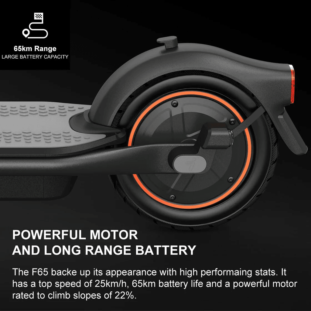 Segway Ninebot KickScooter F65 Electric Scooter Black | SuperOffice