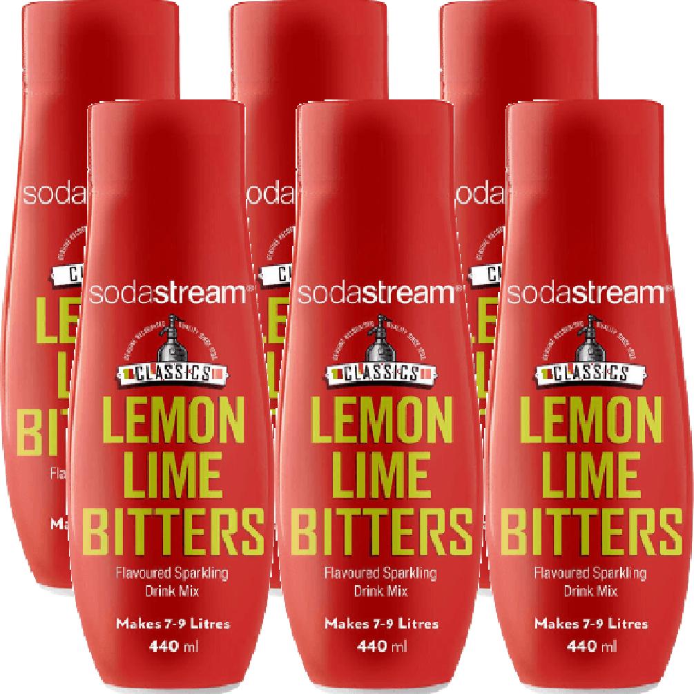SodaStream Lemon Lime Bitters Syrup Soda Mix 440mL Pack | SuperOffice