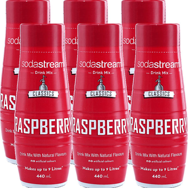 SodaStream Raspberry Classic Syrup Soda Mix 440mL Pack | SuperOffice
