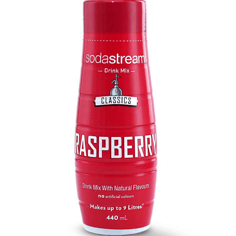 SodaStream Raspberry Classic Syrup Soda Mix 440mL Pack | SuperOffice