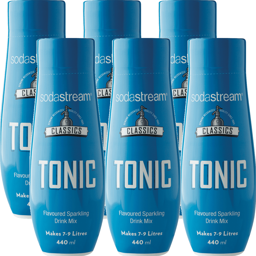 SodaStream Tonic Syrup Soda Mix 440mL Pack 6 BULK | SuperOffice