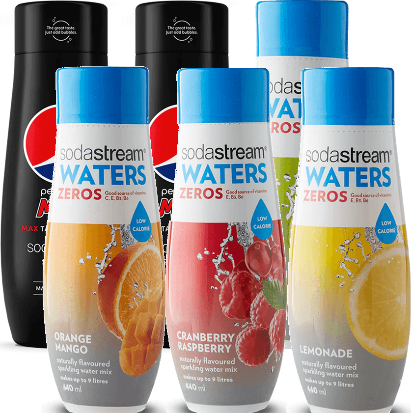 SodaStream Zero No Sugar Variety Assorted Pack Syrup | SuperOffice