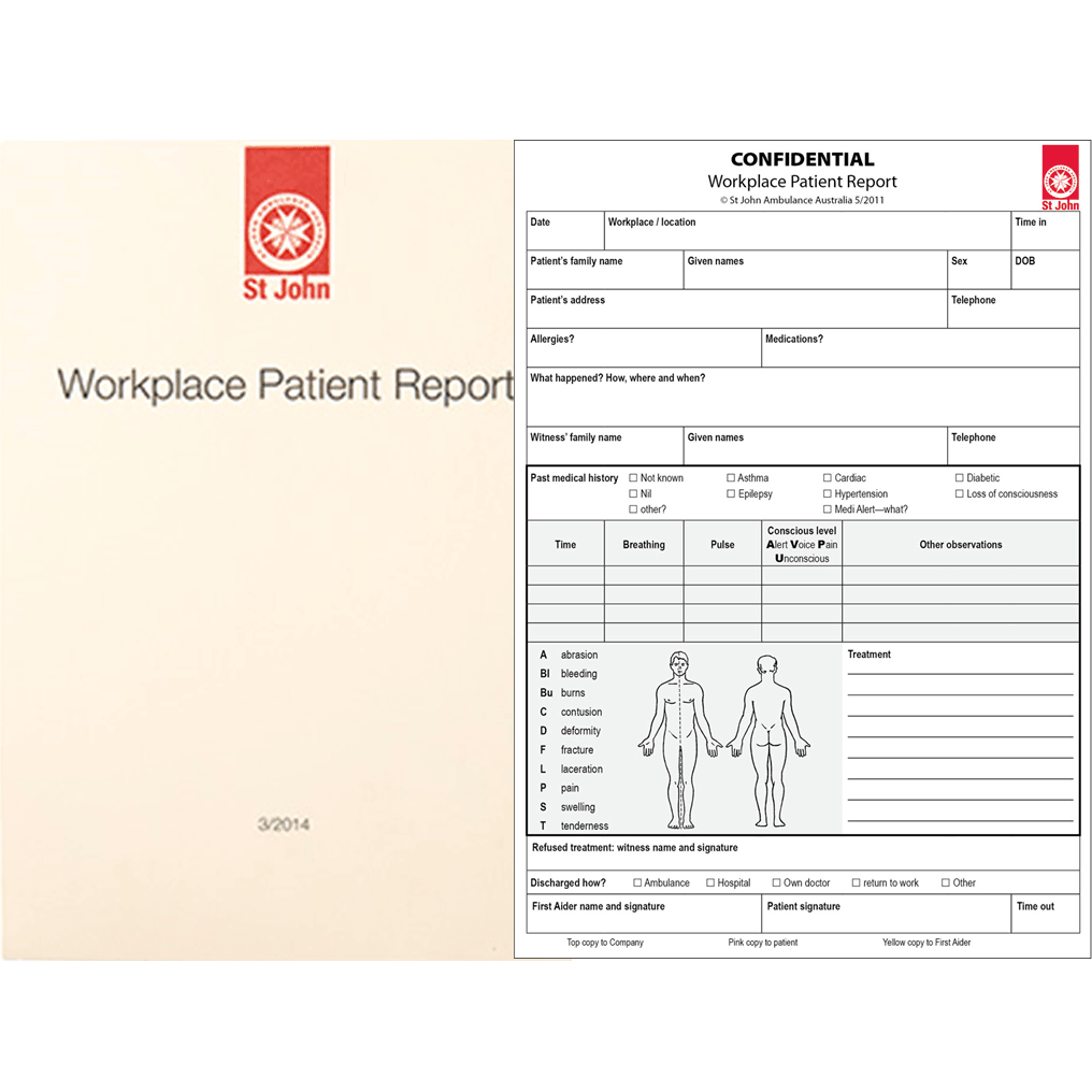 First Aid Register of Injuries Log Book Products | SuperOffice