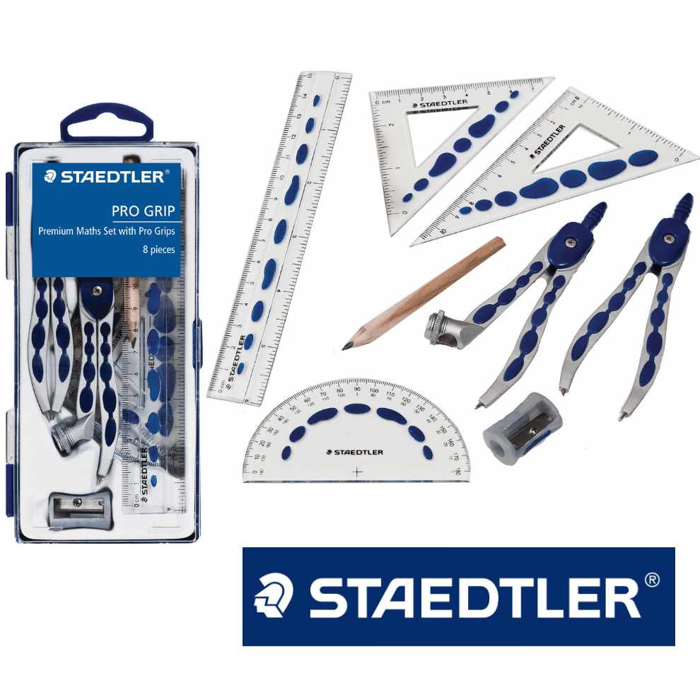Staedtler Geometry Set Pro Grip Complete Kit Compass | SuperOffice