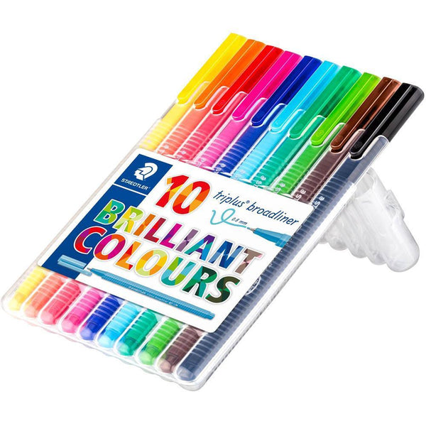 Staedtler Triplus Broadliner Pack 10 | SuperOffice