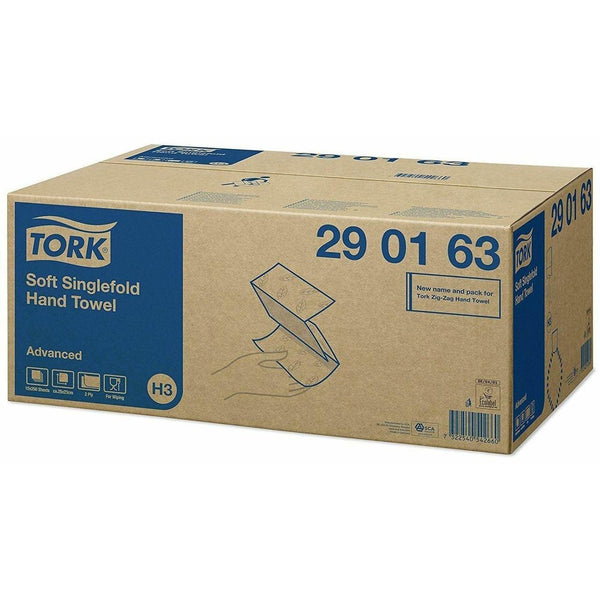 Tork Soft Singlefold H3 Hand Towels 2ply 250 Sheets | SuperOffice