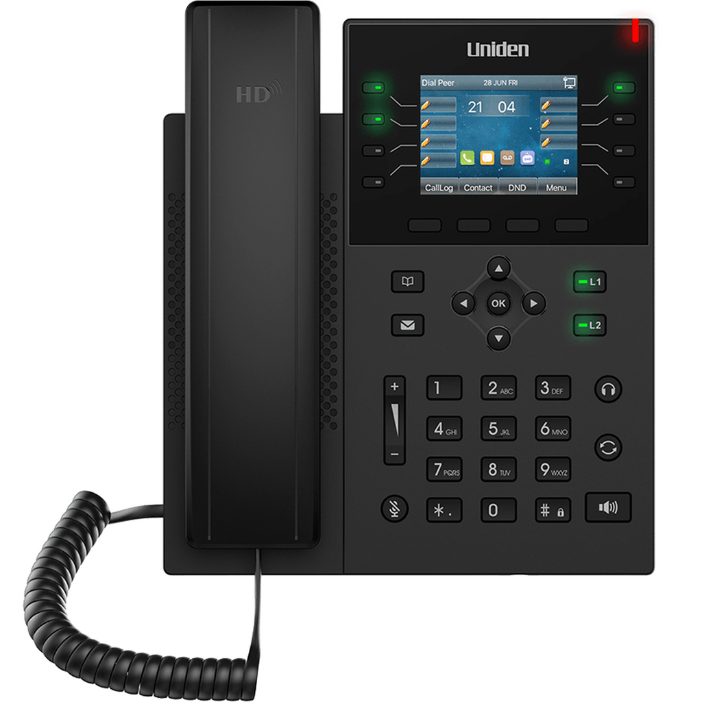 Uniden EVOC2 Colour LCD Handset Phone VOCPhone Desktop | SuperOffice