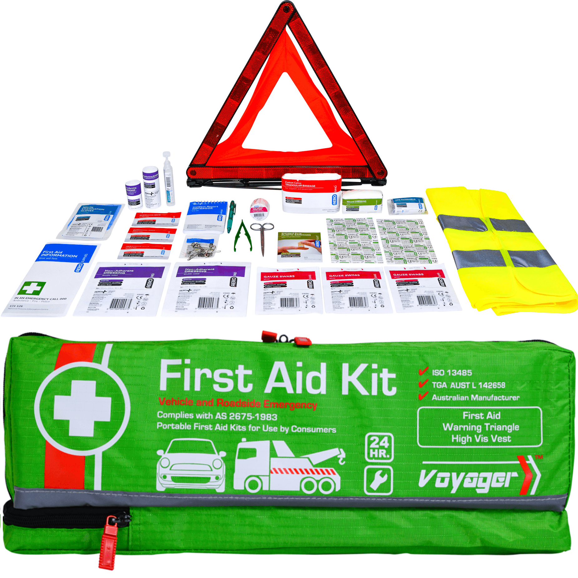 Voyager Car Motor Vehicle Emergency First Aid Kit | SuperOffice