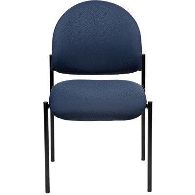 Ys Design Stacking Visitors Chair Medium Back Blue | SuperOffice